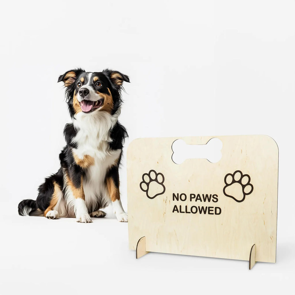 Personalized Dog Stopper, Dog Barrier Gate, Patio Blocker – WoodlyPaw